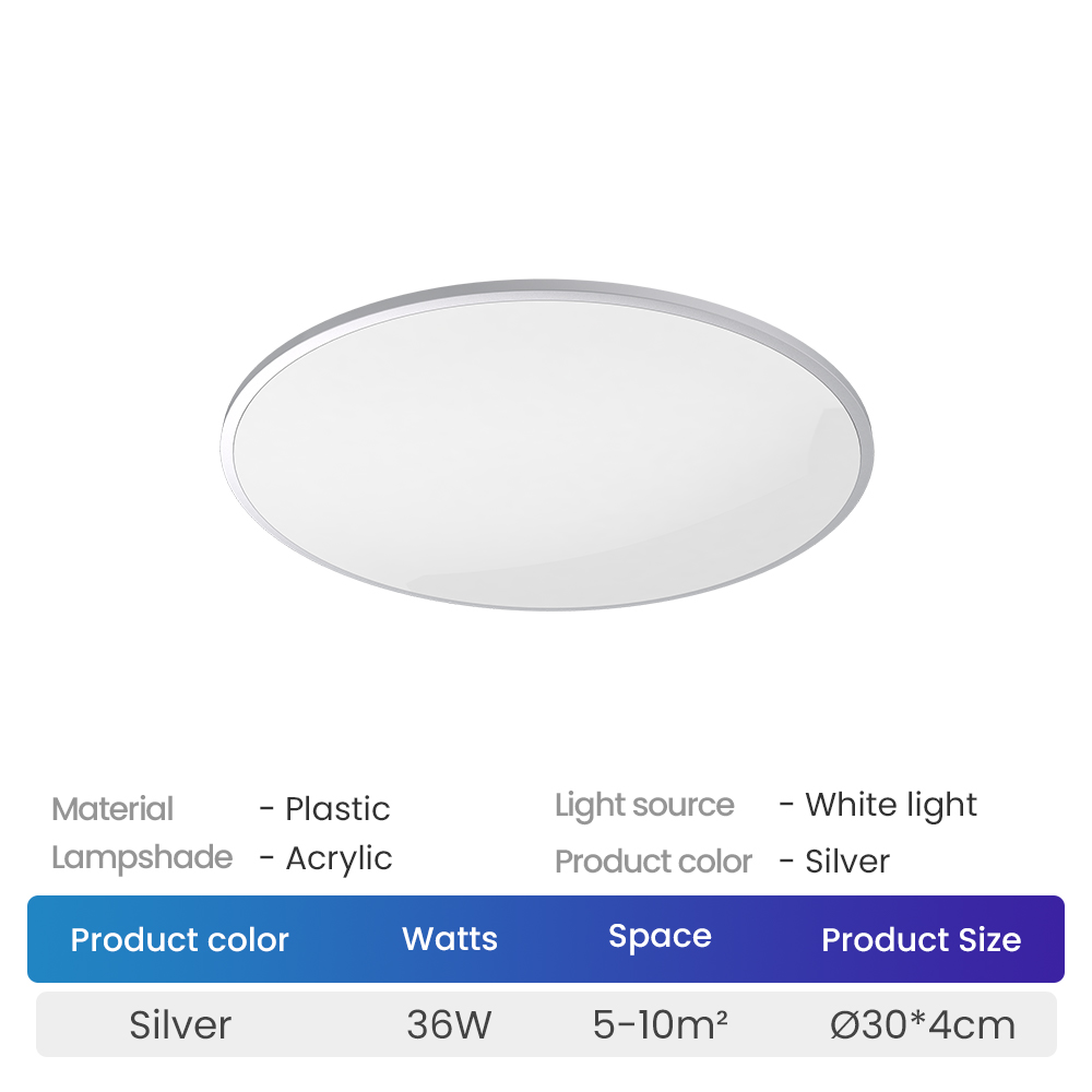 Modern Design LED Ceiling Light 48W 36W 20W Indoor Room Light Cold ...