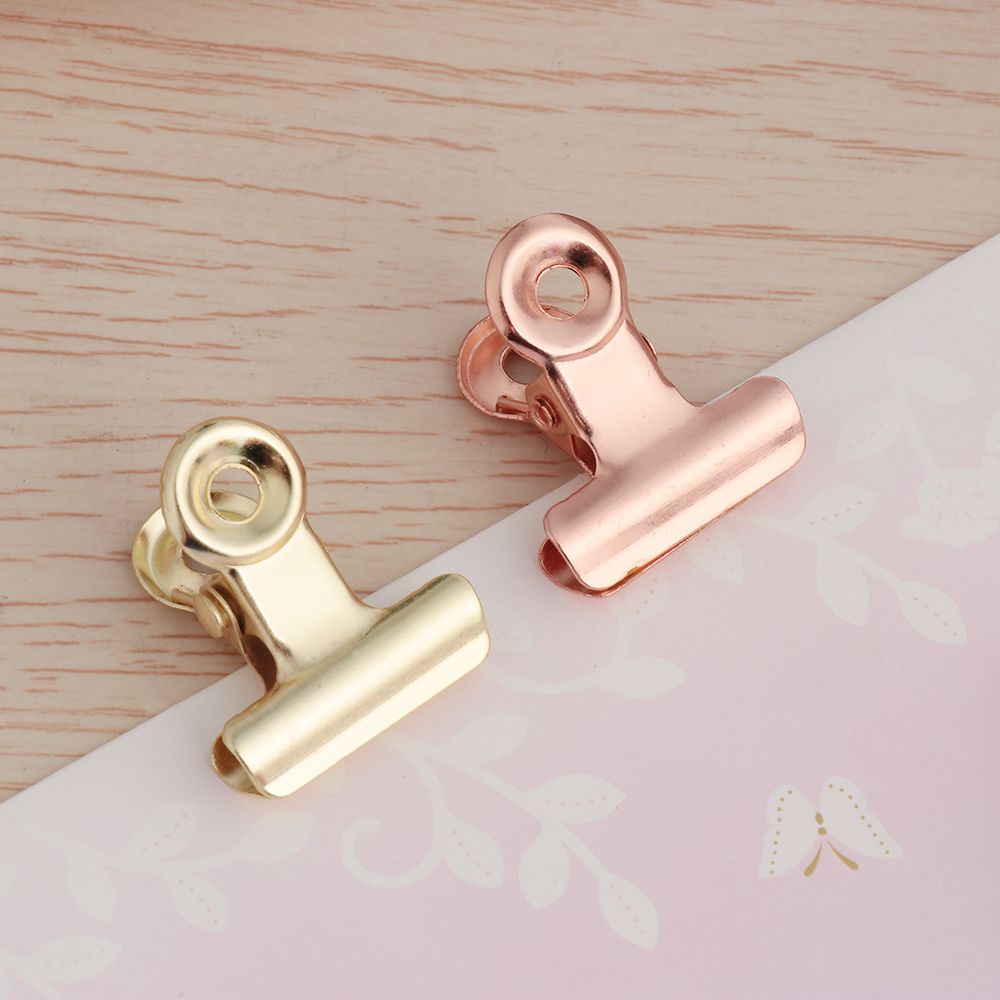 【SkinHorizon】6PCS Metal File Clamps Sealing Bag Clips Stainless Steel ...