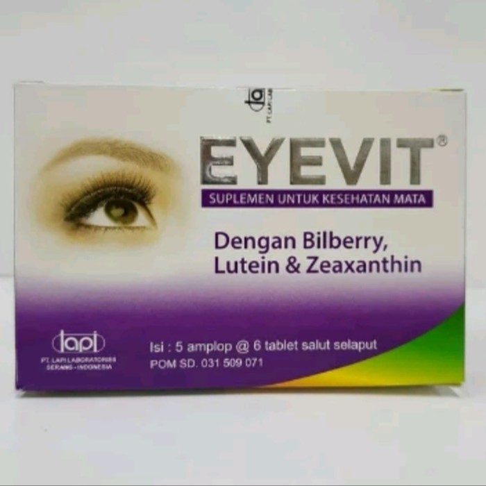 eyevit tablet box 6 vitamin | Lazada Indonesia
