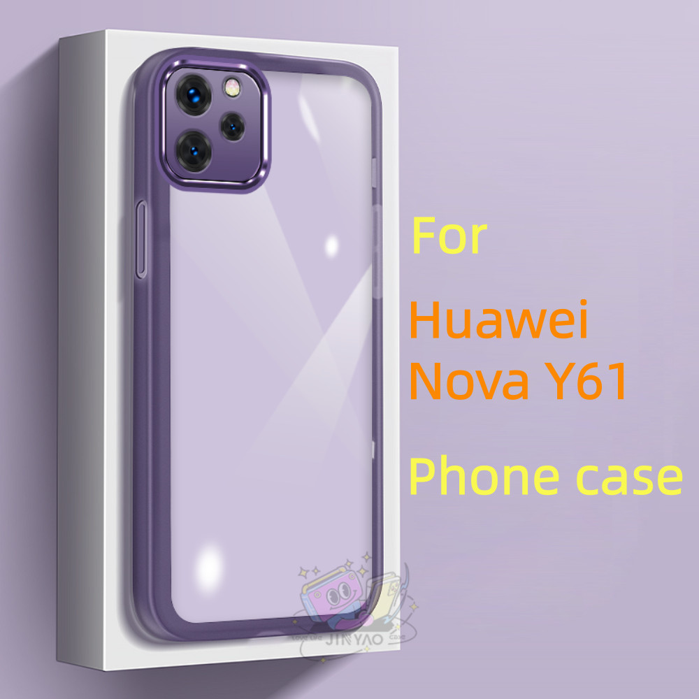 【Art Style】For Huawei Nova Y61 Phone case transparent Lens protector ...
