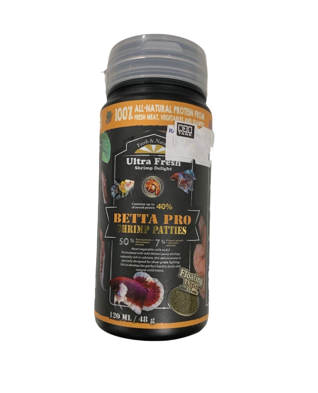 AZOO ULTRA FRESH BETTA PRO SHRIMP PATTIES 120ML (86103) | Lazada Singapore