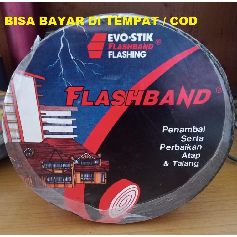 FLASHBAND LAKBAN LEM ATAP SENG ASBES ANTI BOCOR TAMBAL GENTENG TALANG ...