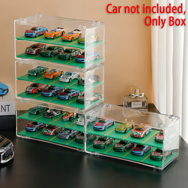 Cars Diecast Storage Acrylic Dustproof Box 1:64 For Hot Wheels ...