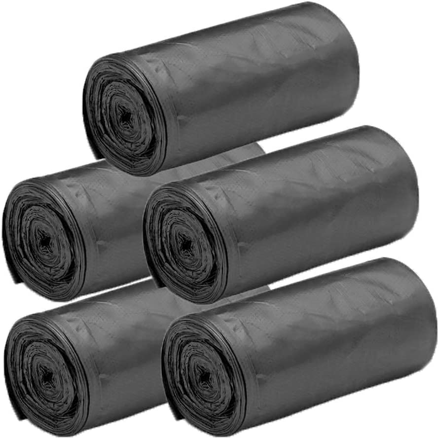 5 Rolls Disposable Garbage Bags Eco-Friendly Trash Bag for Home Waste ...