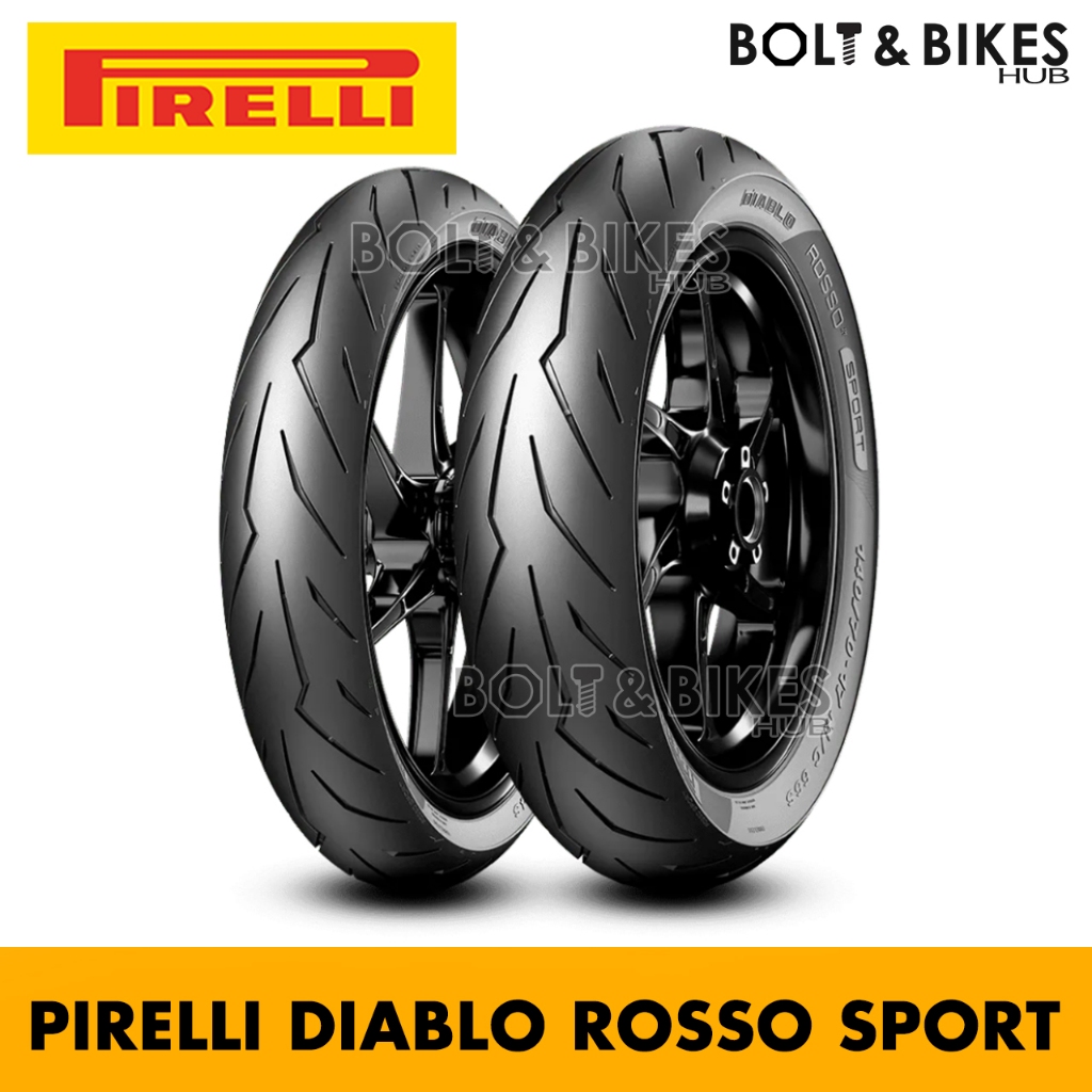 [YEAR 2023] Pirelli Diablo Rosso Sport Motorcycle Tyre | Lazada