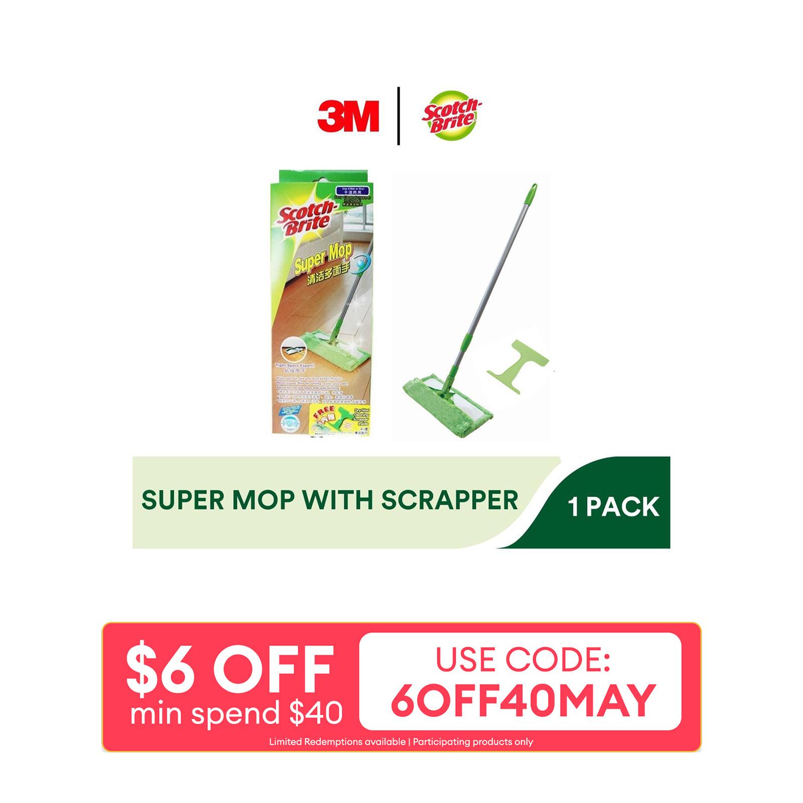 3M Scotch-Brite Super Mop with Scrapper | Lazada Singapore