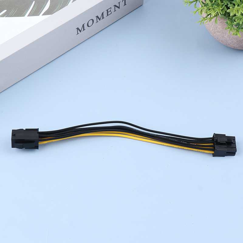 6-Pin To 8-Pin PCI-E Power Converter Extension Cable For Video Card ...