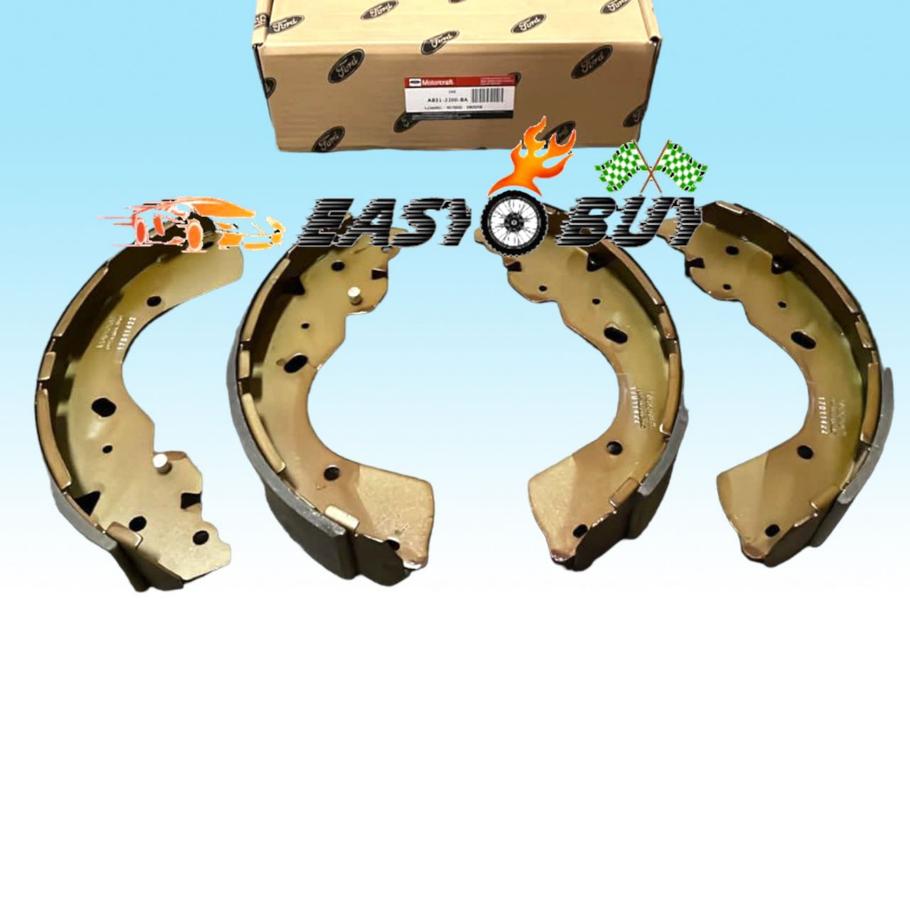 FORD Motorcraft Brake Shoe (Rear) AB31-2200-BA Ford Ranger 2.2 3.2 T6 ...