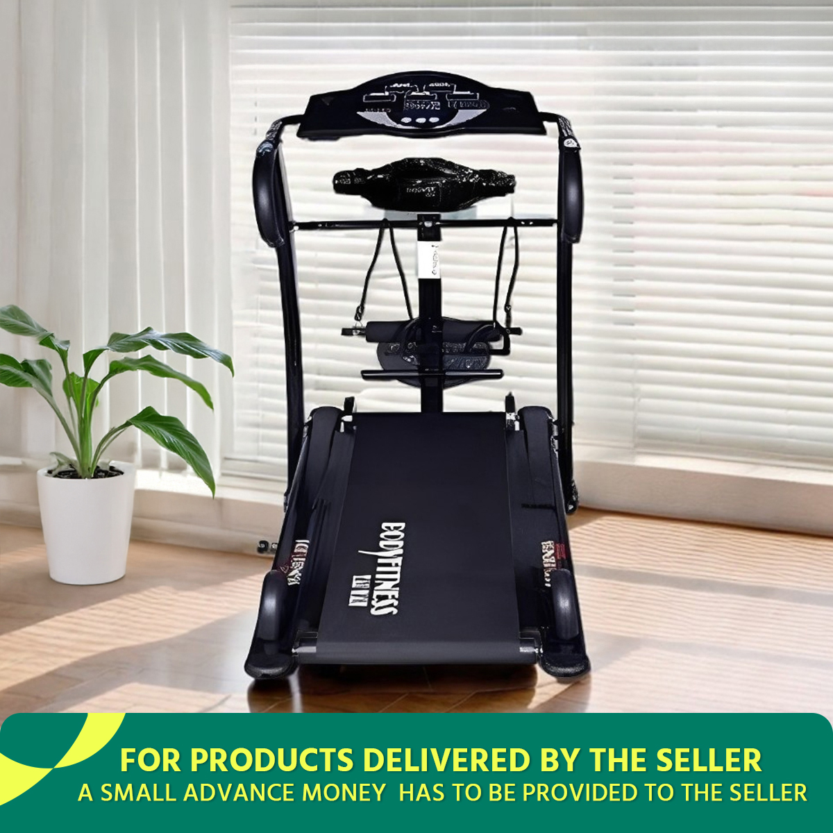 Body Fitness 5 Way Manual Treadmill – Black | Daraz.com.bd