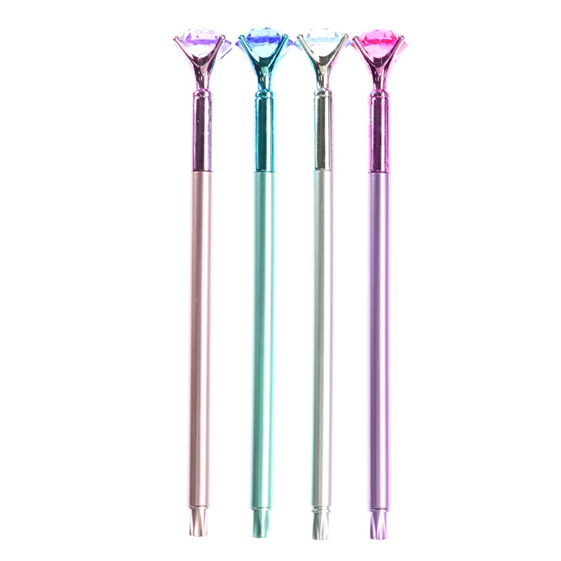 【SmartHorizon】1pc Color Diamond Head Pen Korean Students Creative ...