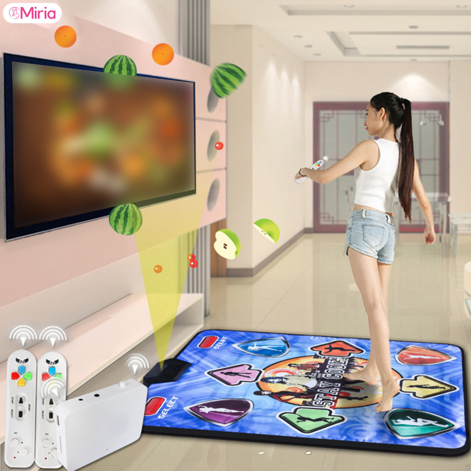 Miria USB Dancing Floor Pad Electronic Musical Dancer Blanket Carpet for PC Laptop Computer ...