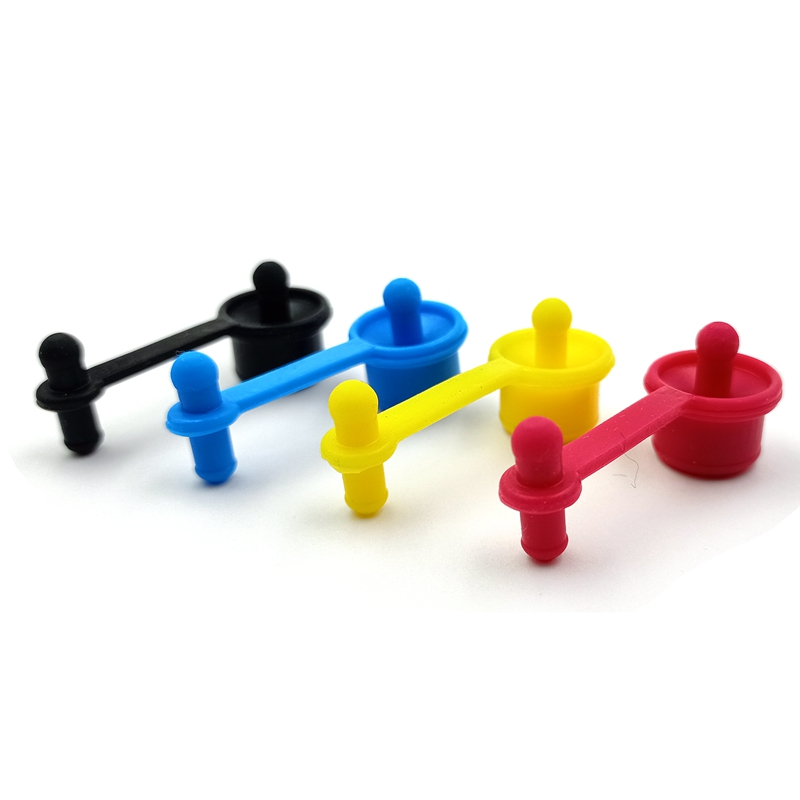 【New Trend】CISS Ink Tank Plug 4 Color Rubber Connector DIY Accessory ...