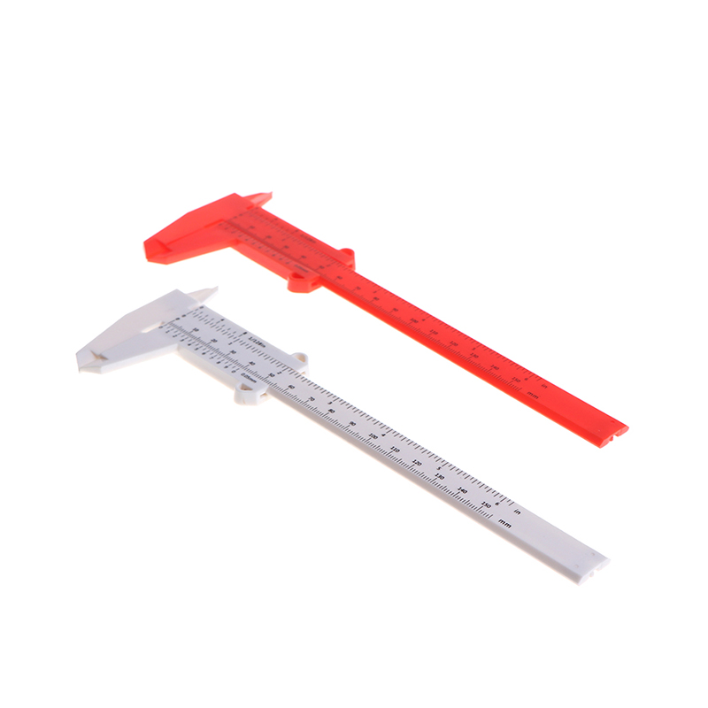 Tools 0-150mm double rule scale plastic Vernier caliper measuring ...