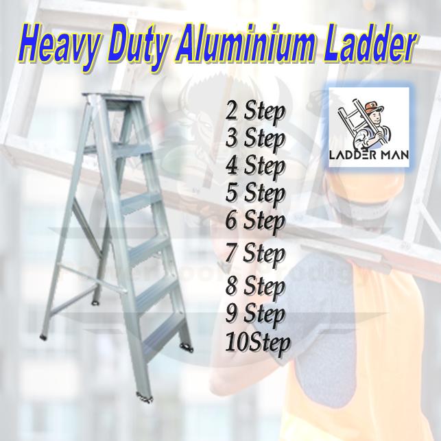 ALUMINIUM LADDER/ FOLDABLE LADDER/ A-FRAME LADDER/ FOR OFFICE USE HEAVY ...
