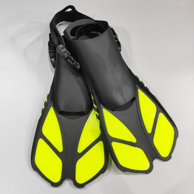 JSJM Professional Adjustable Anti Slip Swimming Fins Adult Men Women ...