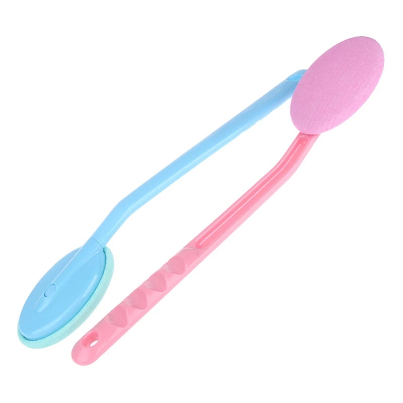 1PC Shower Detergent Lotion Applicator Sponge Bath Back Brush Long ...