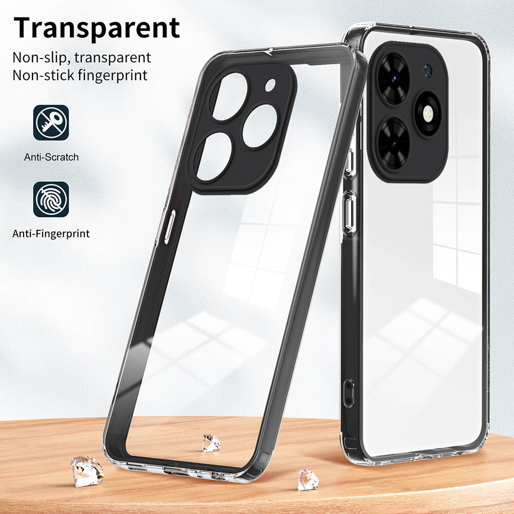 tzmar for Tecno Spark GO 2024 Smart 8 Spark 20 Case Frame transparent ...