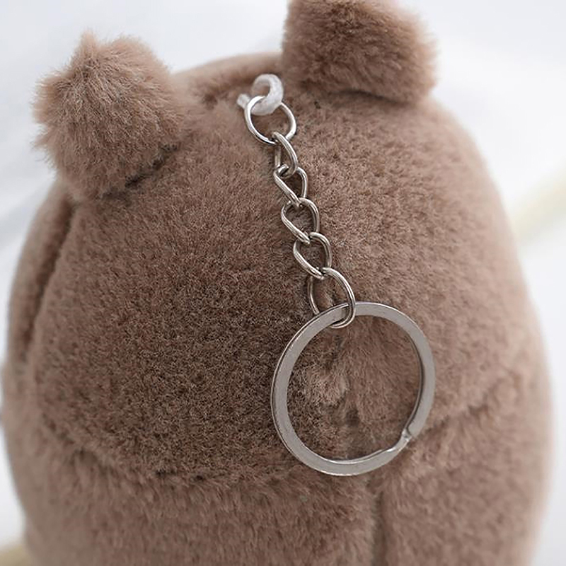 1Pc Cute Penguin Doll Keys Keychain Girls Cartoon Donut Car Keyring ...