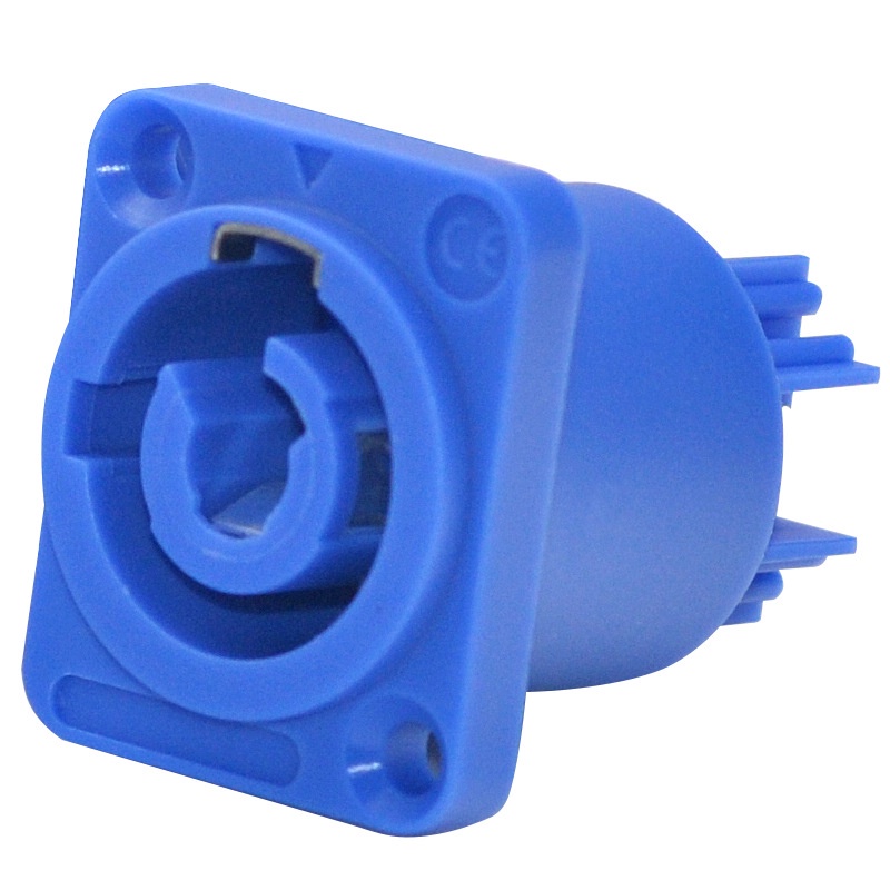 Blue Powercon Connector 20A 250V /3pin Chassis Socket for LED Screen ...