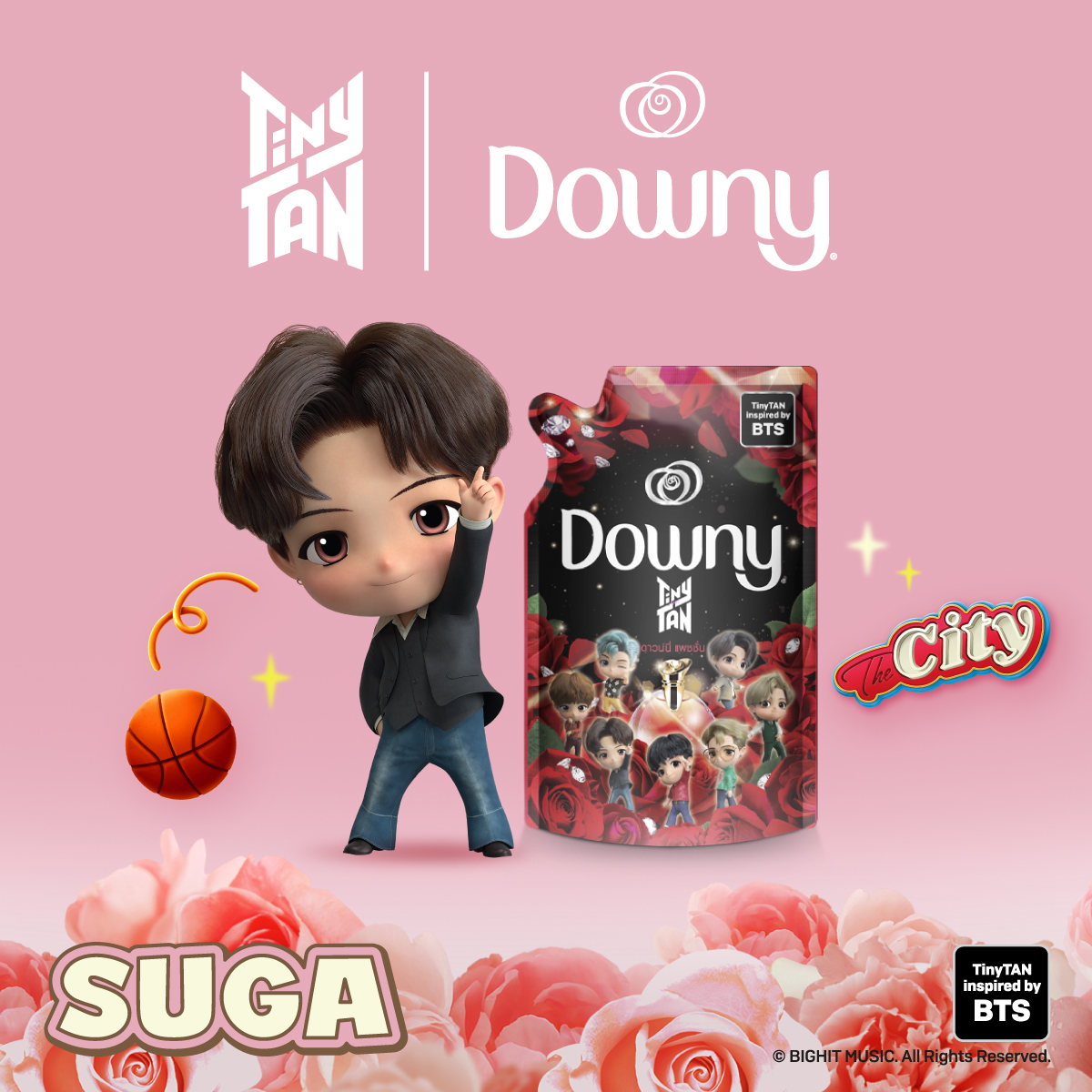 Downy ดาวน์นี่ น้ำยาปรับผ้านุ่ม สเปเชี่ยล อิดิชั่น กับ BTS Character ...