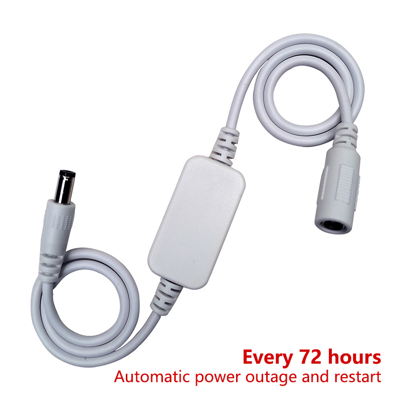 Wifi Router Restart Line 5v 9v 12v 15v 24 72 Hours Timing Automatic Power Off Light Cat Router