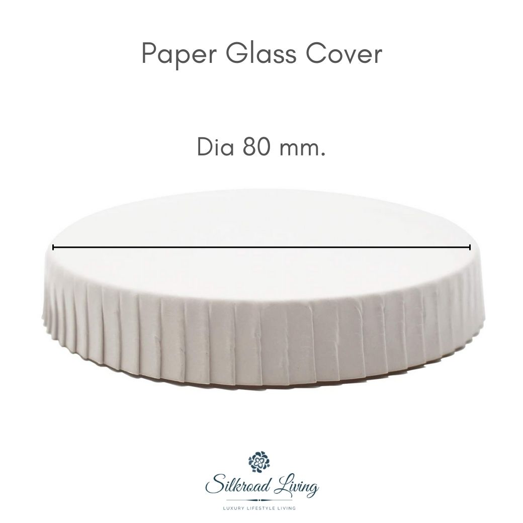 ฝาครอบแก้วกระดาษ Paper Glass Cover แบบไม่มีโลโก้ ฝากระดาษครอบแก้วน้ำ ฝา ...