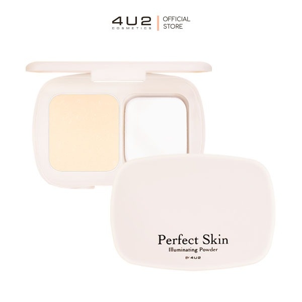 4U2 PERFECT SKIN ILLUMINATING POWDER SPF15 PA++ แป้งพัฟสูตรใหม่ ผสมชิม ...