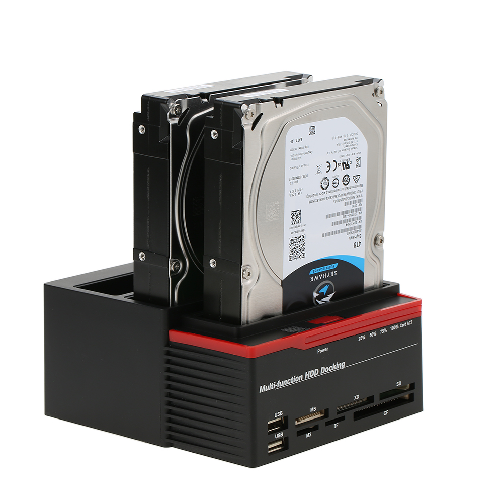 2.5/3.5 USB 3.0 to 2 SATA Ports 1 IDE Port External HDD Hard Drive Disk ...