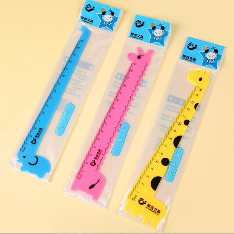 【TechGlobe】2Pcs/Pack Cute Kawaii Plastic Ruler Creative Cartoon Cat ...