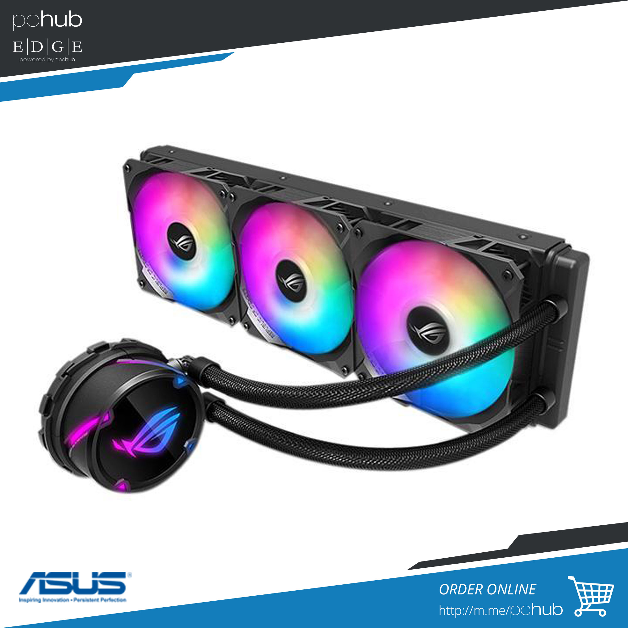 PChub | Asus ROG Strix LC360 2 aRGB Black 360mm AIO LC Cooler, pn: ROG ...