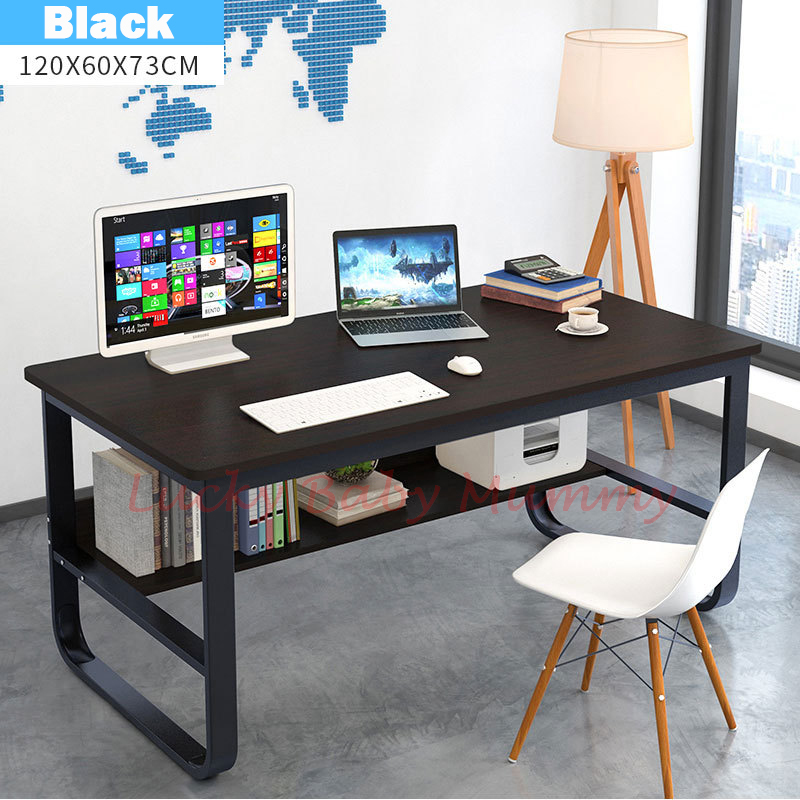 【U Frame Computer Table】Study Table / Computer Desk with Shelf Multiple ...