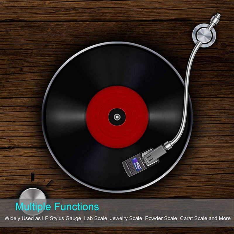 100G / 0.01G Digital Turntable Stylus Force Meter LP Record Player ...