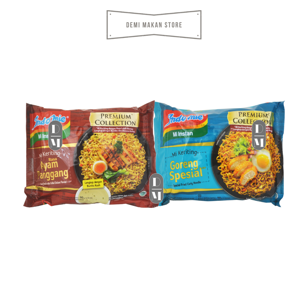 VARIAN Indomie Premium Collection Mie Goreng Keriting Spesial 90gr ...