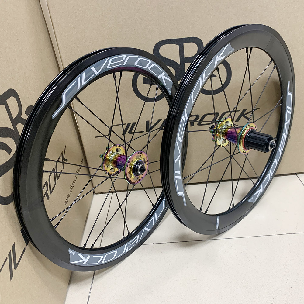 SILVEROCK SR40 Alloy Wheels 20 1 1/8 406 22 451 Disc Brake 100mm 135m ...