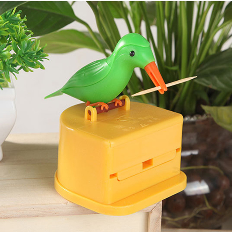 【Must-have】1PC Cute Hummingbird Toothpick Dispenser Gag Gift Cleaning ...