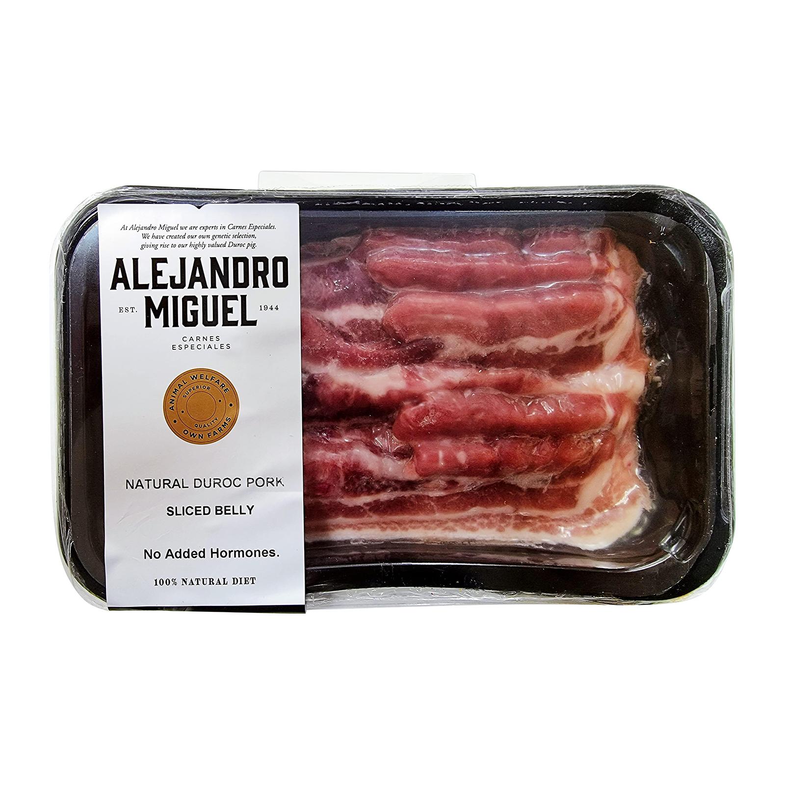 ALEJANDRO MIGUEL Natural Duroc Pork Sliced Belly - Frozen | Lazada Singapore