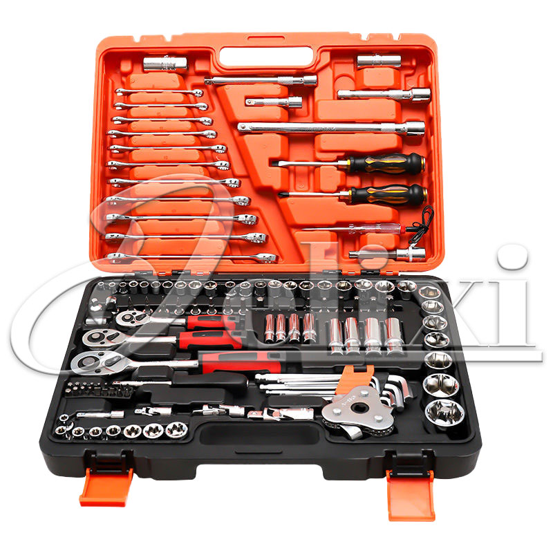DELIXI ชุดบล็อกประแจ ชุดเครื่องมือช่าง จำนวน 121 pcs Tools Set ชุดเครื่องมือช่างอเนประสงค์ ชุด ...