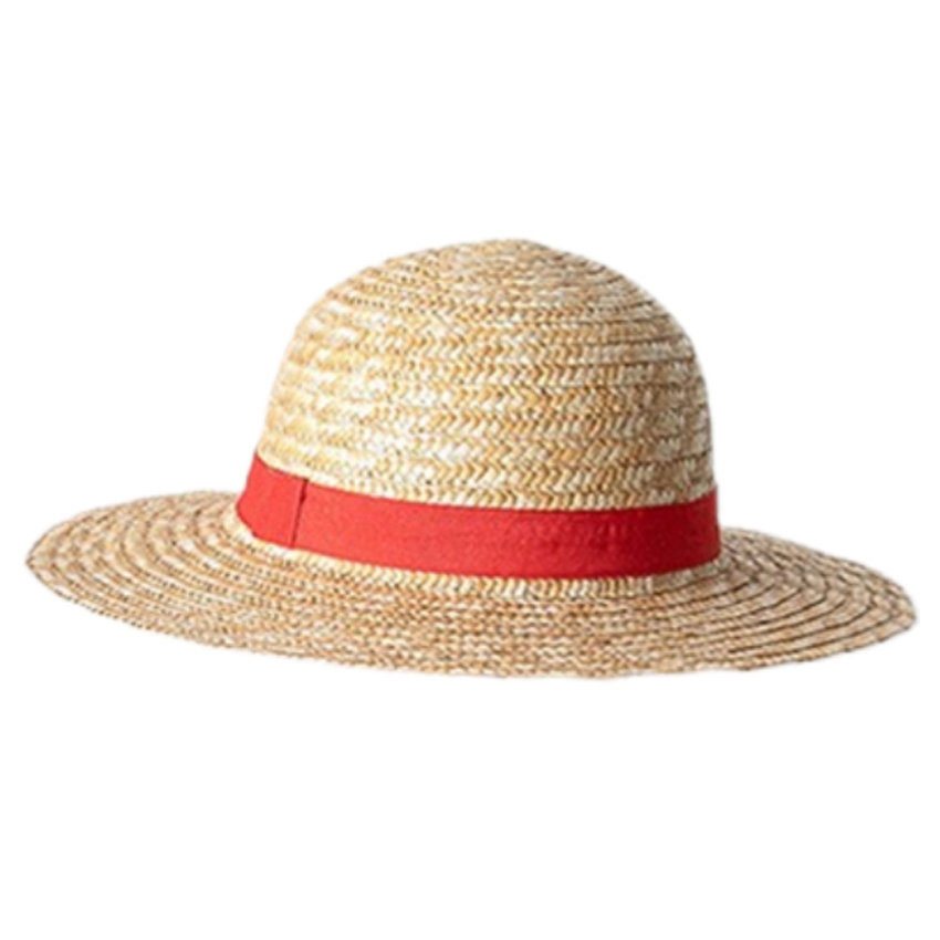 31CM Kids Luffy Hat Straw Hat One Piece Cosplay Dress up for Head ...
