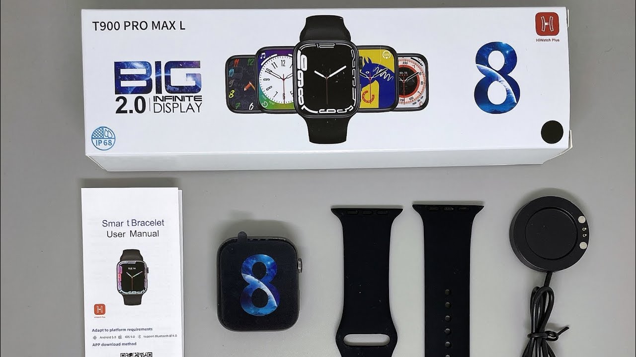 T900 pro max L Smart watch Series 8 2.0 inch infinite Full Touch Display | Daraz.lk
