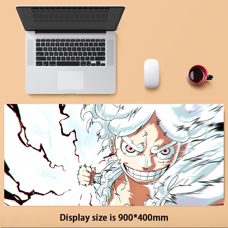 Luffy Gear 5 ONE PIECE Anime mouse pad extended large 90x40 gaming ...