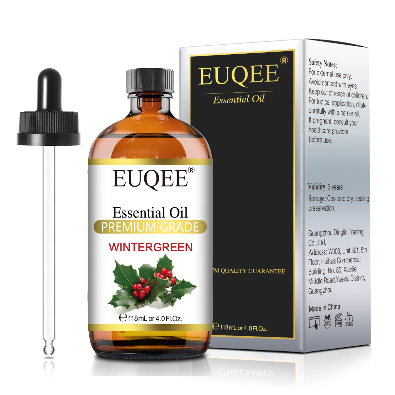 EUQEE Cardamon Essential Oil 118 ml Large Bottle Premium Essential Oils ...