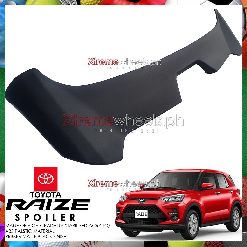 Toyota Raize 2022-2023 Thailand Made Spoiler Heavy Duty Primer Black ...