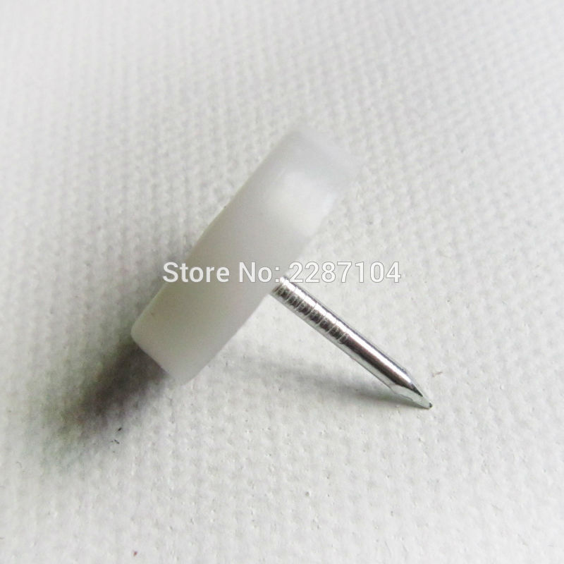 32pcs White Nylon Chair Table Furniture Leg Feet Bottom Glides Slide ...