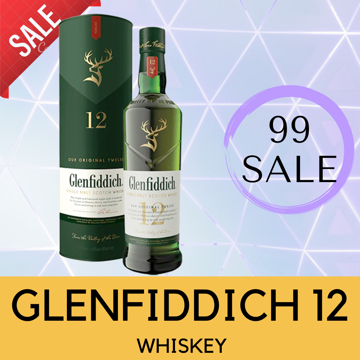 Glenfiddich 12 Year Old Single Malt Whisky 700ml | Lazada PH