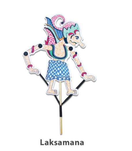 Wayang Kulit Paper Puppet Kit - Laksamana / Putra Arjuna / King Rama ...