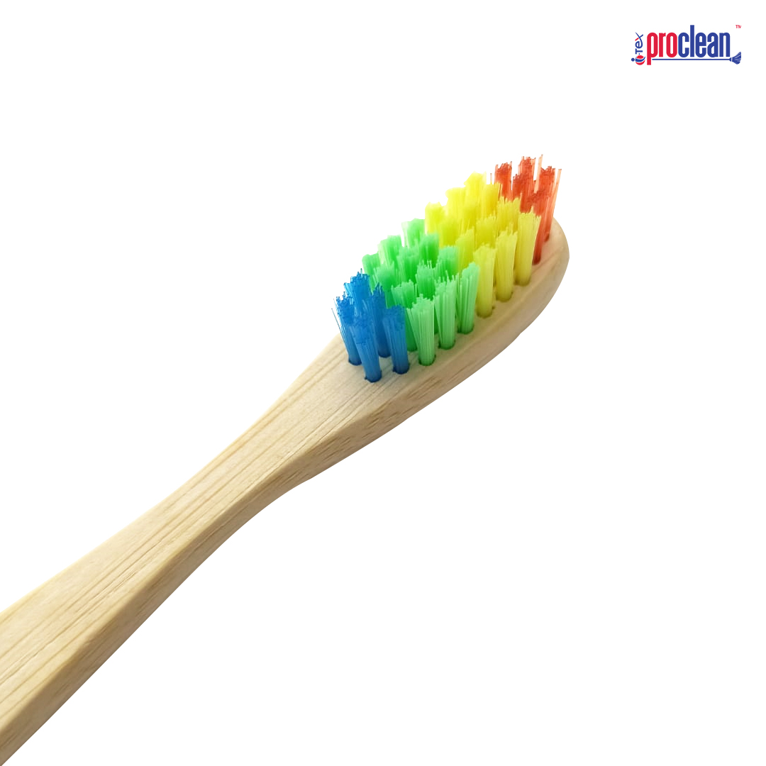 Proclean Ultra Soft Bamboo Colorful Toothbrush Oral Care Wooden Tooth ...