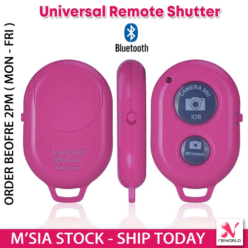 ⭐ ⭐READY STOCK⭐ ⭐ 10M Bluetooth Shutter Selfie Remote Control Wireless ...