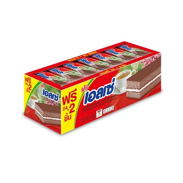 ขนม เอลเซ่ Ellse เค้กหลากรสชาติ 15 กรัม x 24 ชิ้น - BIGBEN 24 - ThaiPick