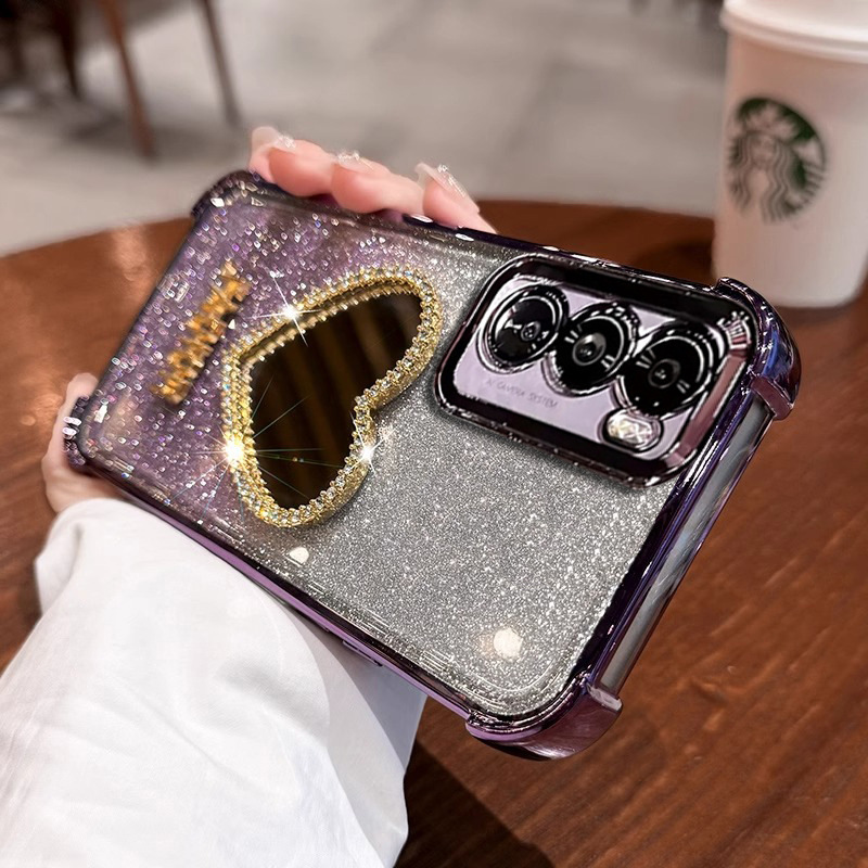 Samsung Galaxy A34 Phone Case, Sparkling Glitter Military-Grade ...