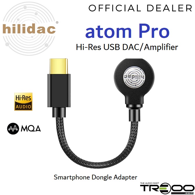 hiliDAC atom Pro MQA Type-C USB-C Mobile Smartphone DAC & Amplifier ...